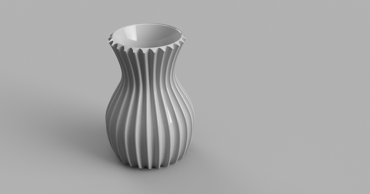 Flower Pot, Vase by TD3D | Download free STL model | Printables.com