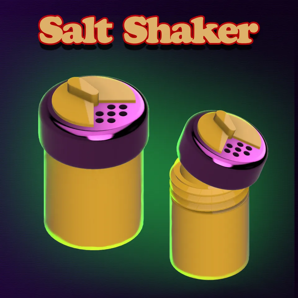 Salt Shaker by 3d Print Hub | Download free STL model | Printables.com