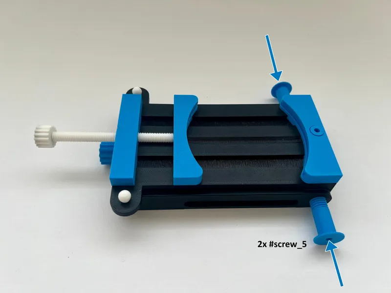 Tilt-lift table with fractal vice (100% 3D printed no extra parts ...