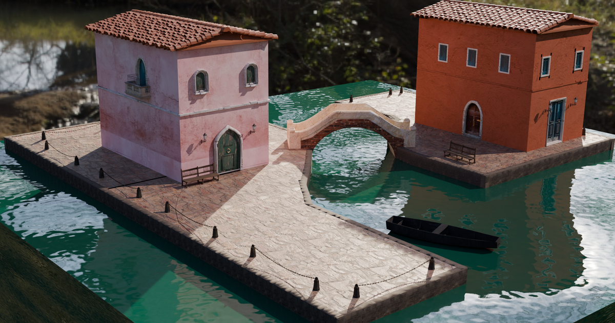 Little Venice scene... by ChrysVar | Download free STL model ...