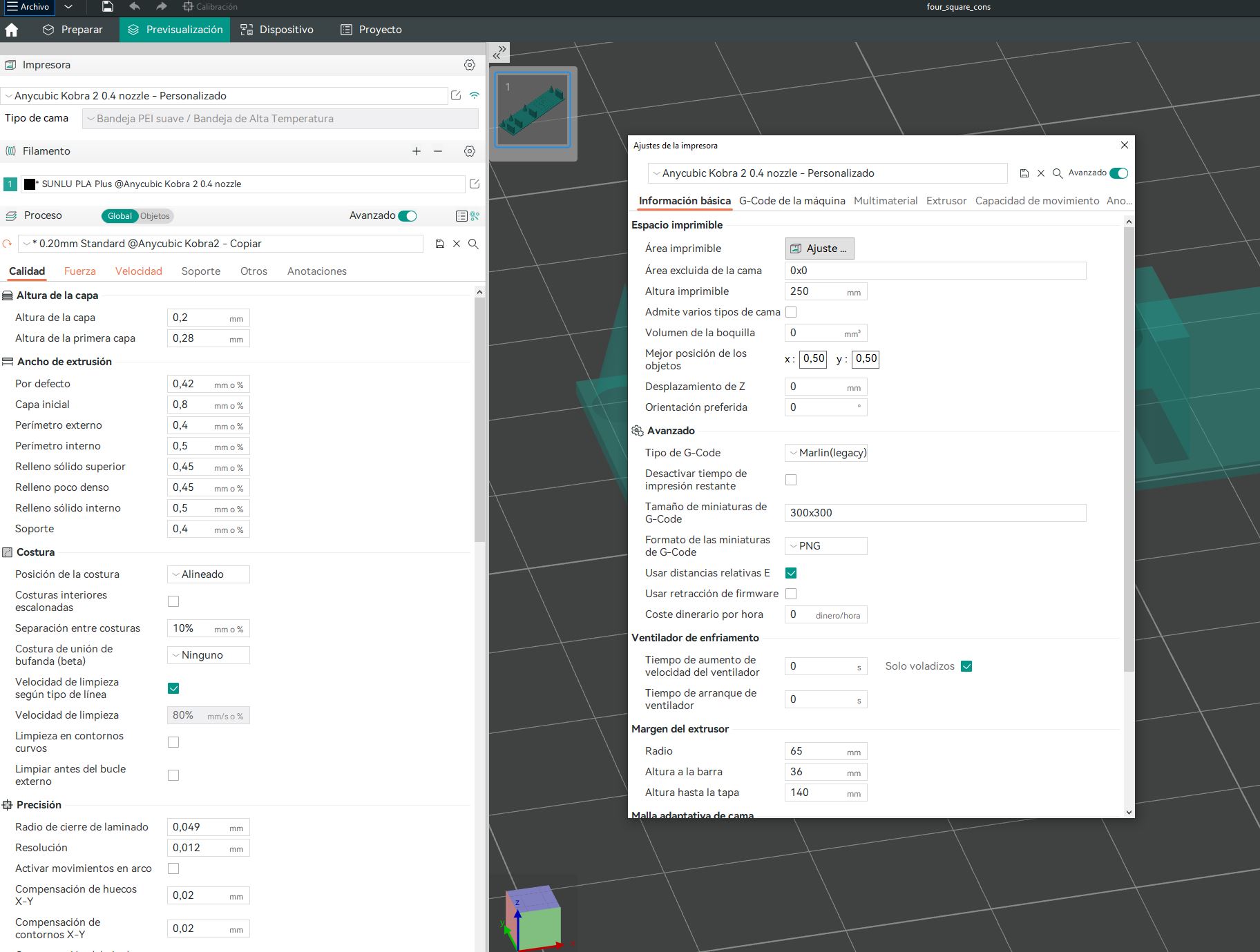 Anycubic Kobra 2 Profile Orca Slicer por Alejandro | Descargar modelo ...