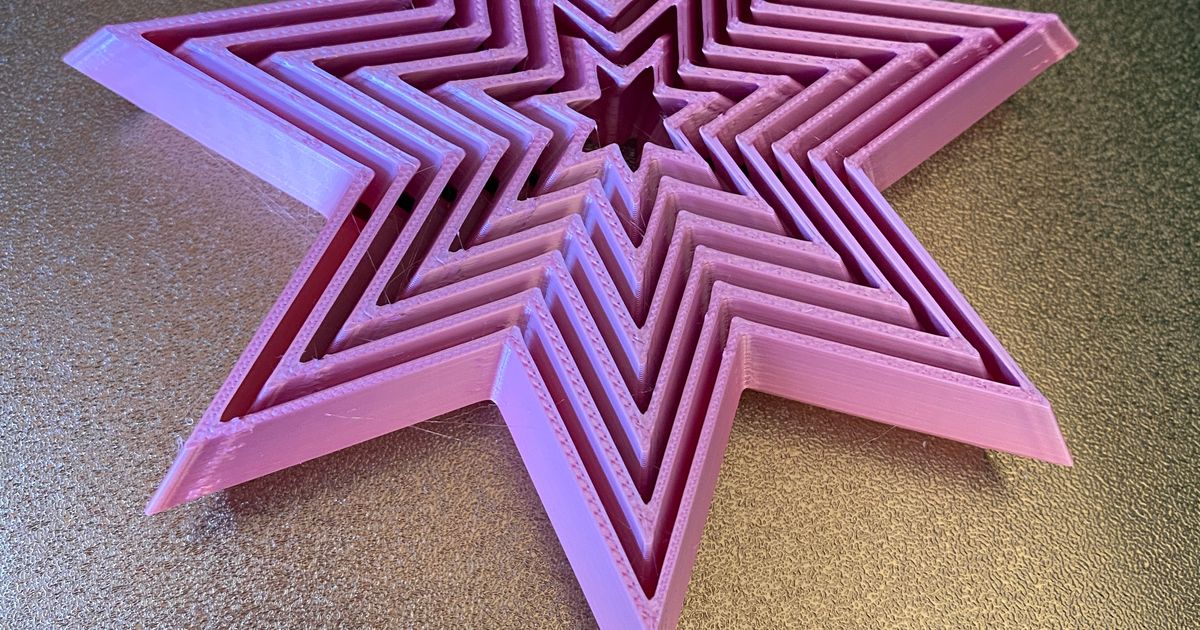 Fidget Star 7 arms by Rafal Pacholik | Download free STL model ...