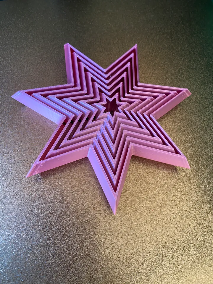 Fidget Star 7 arms by Rafal Pacholik | Download free STL model ...