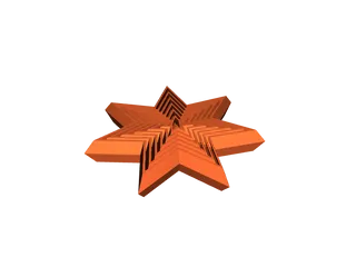 Fidget Star 7 arms by Rafal Pacholik | Download free STL model ...