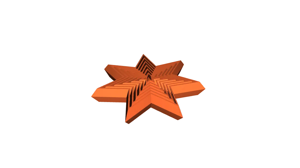 Fidget Star 7 arms by Rafal Pacholik | Download free STL model ...
