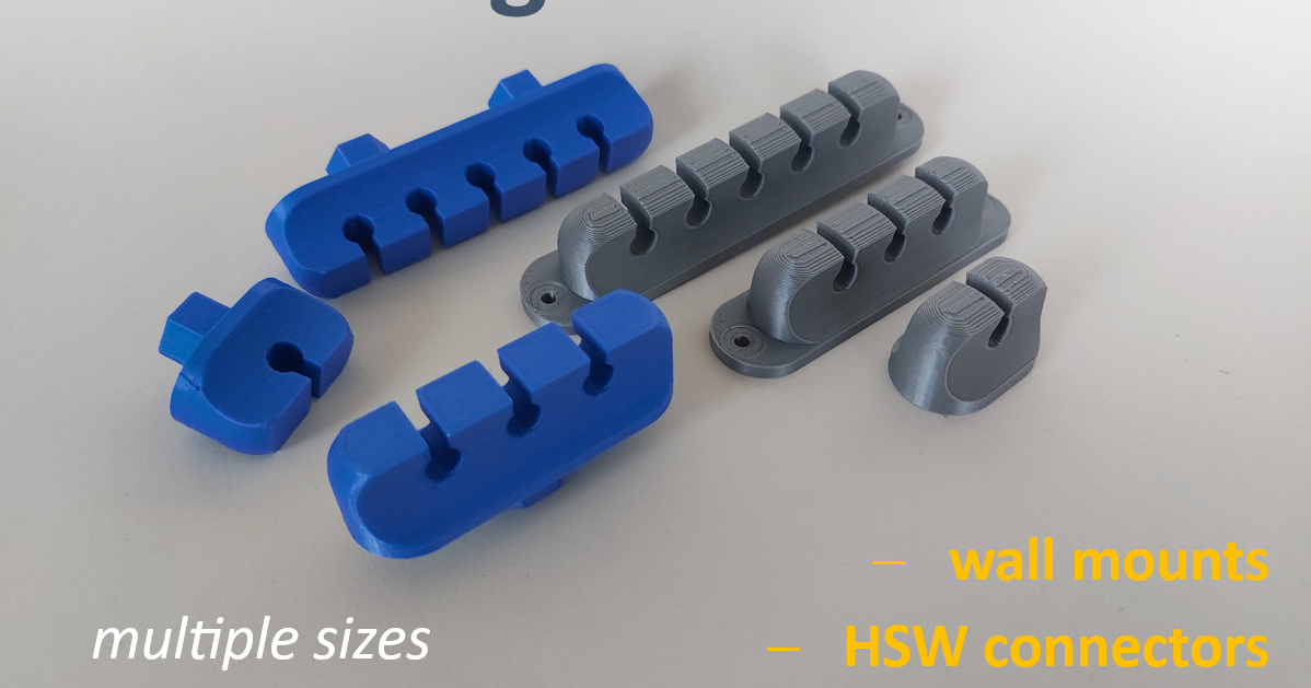 Cable Organizer mods: Wall mount | Honeycomb (HSW) | Multiboard by meet ...