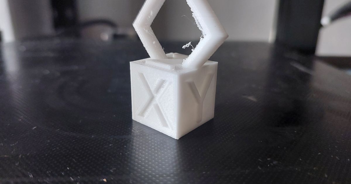 Xyz Calibration Cube Advance By Db Printing Download Free Stl Model