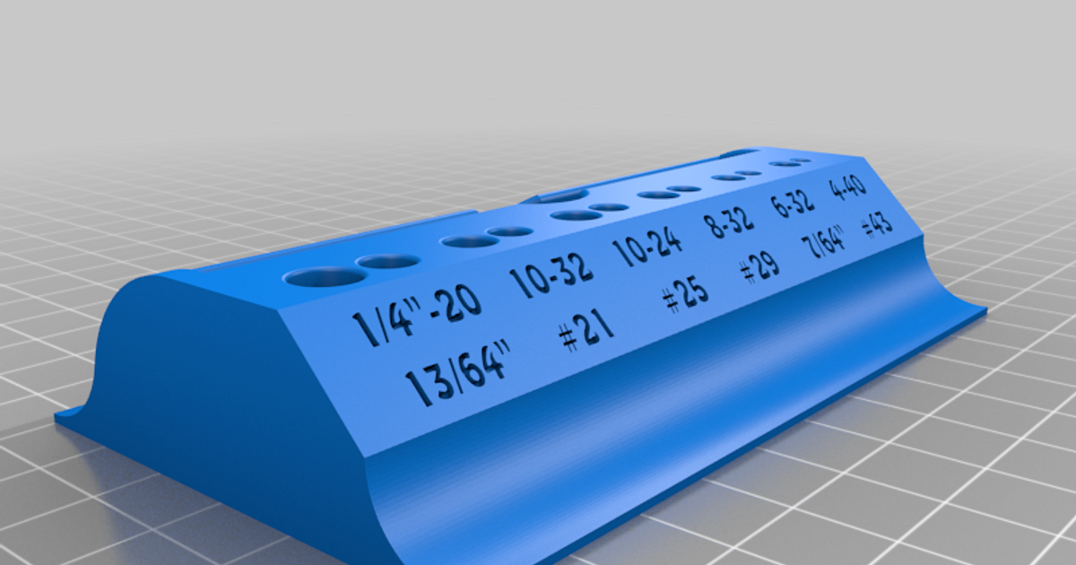 Too stand for Irwin 80187 Tap and Drill Set by John U | Download free ...