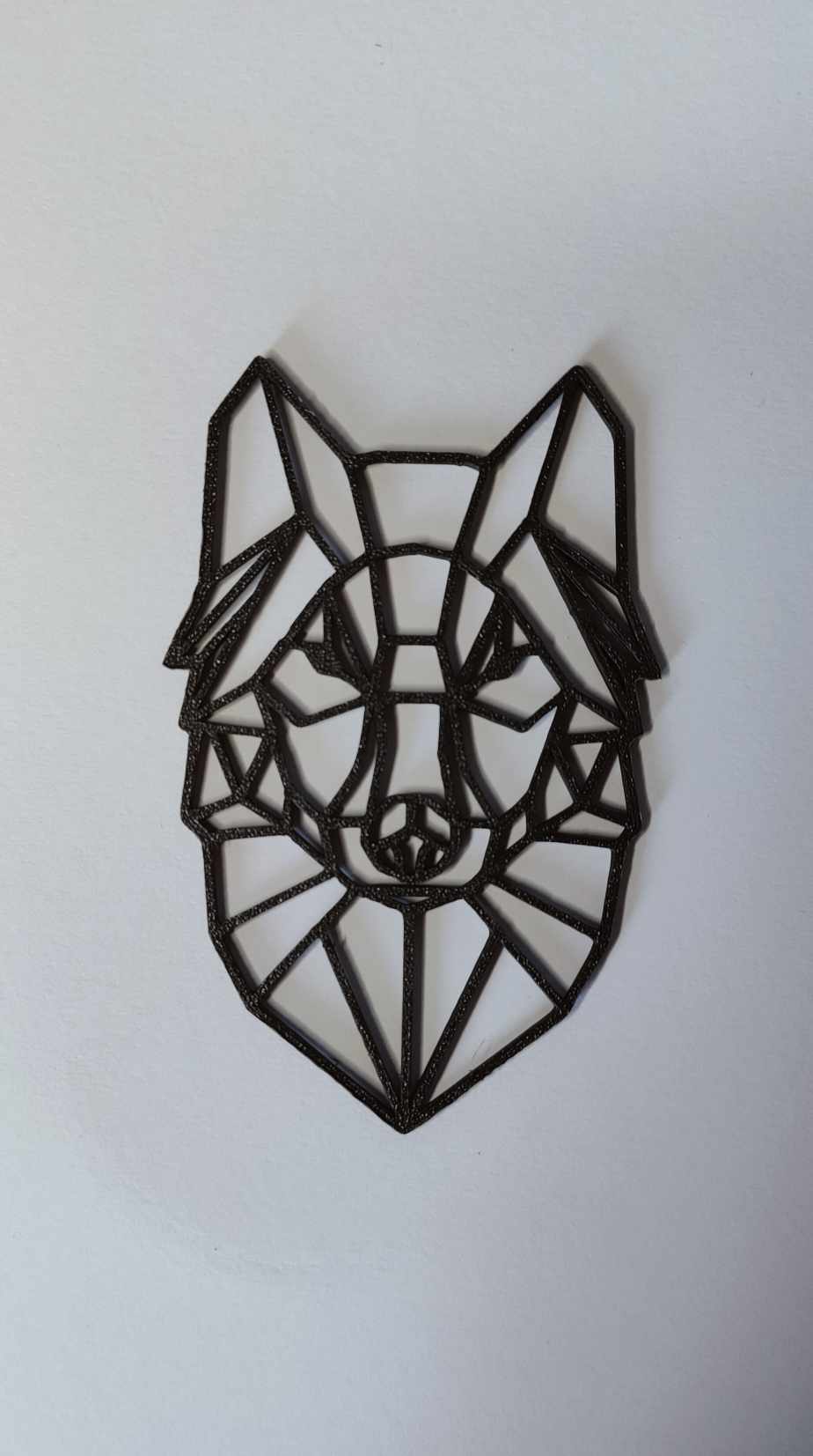 Geometric Wolf Wall Art by Neewix | Download free STL model ...