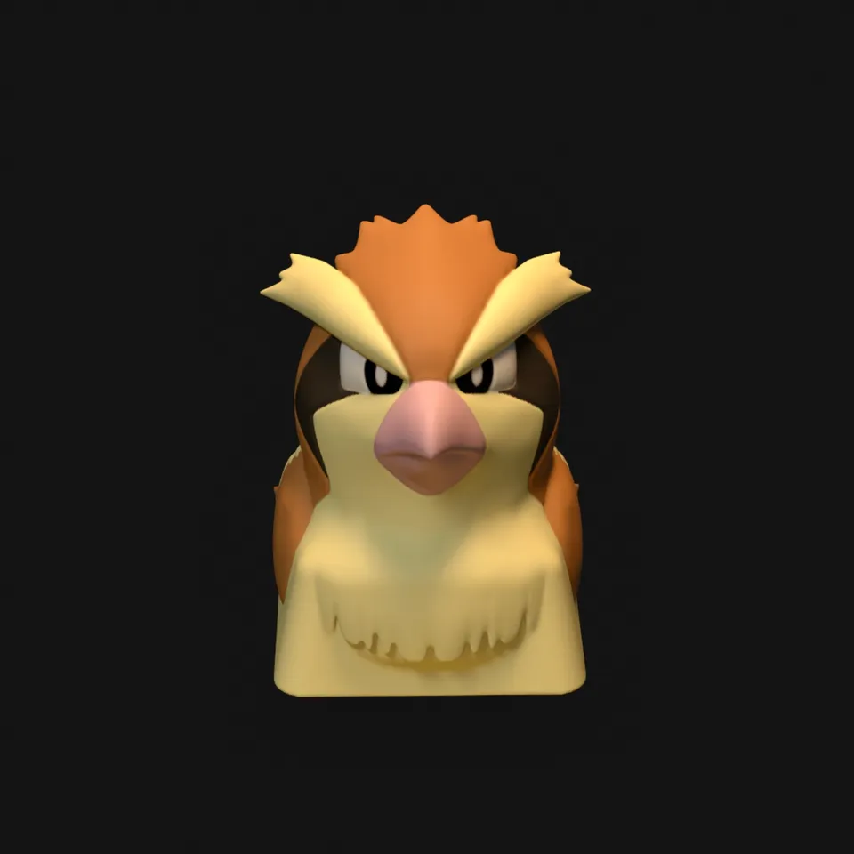PIDGEY KEYCAP Nº0016 by Creative Dicks | Download free STL model ...