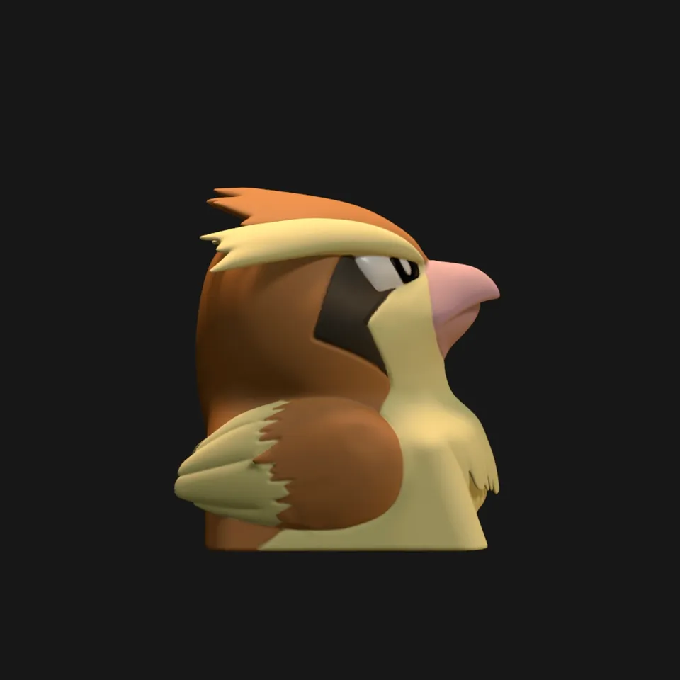 PIDGEY KEYCAP Nº0016 by Creative Dicks | Download free STL model ...