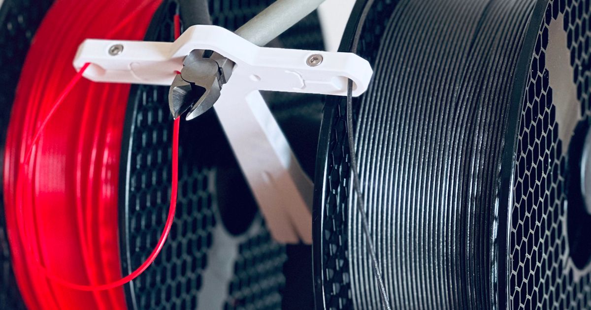 PRUSA Filament Guide for mk4 and mk3.9 with dock for Plier's - V2 by ...