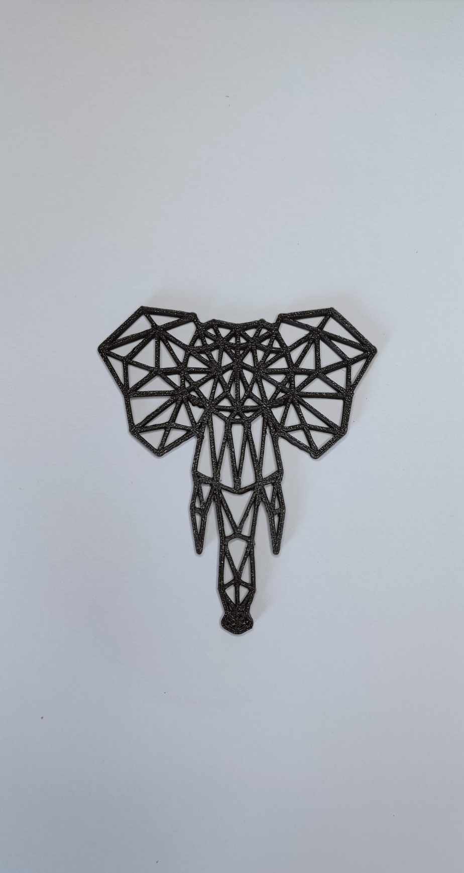 Geometric Elephant Wall Art by Neewix | Download free STL model ...