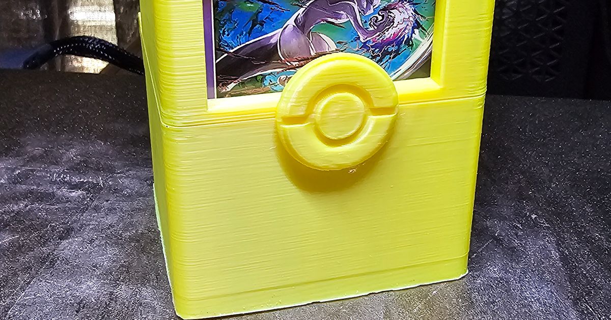 PokeBox Card Holder by Josh Curtis | Download free STL model ...