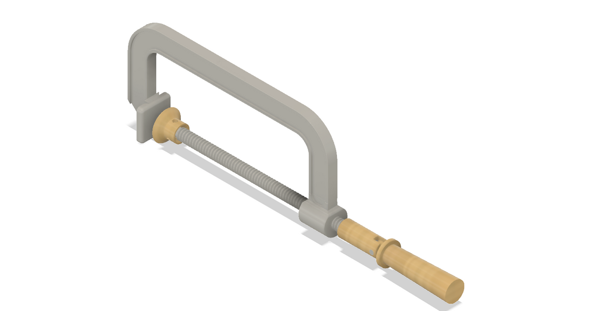 C Clamp G Clamp By Hubert Download Free Stl Model