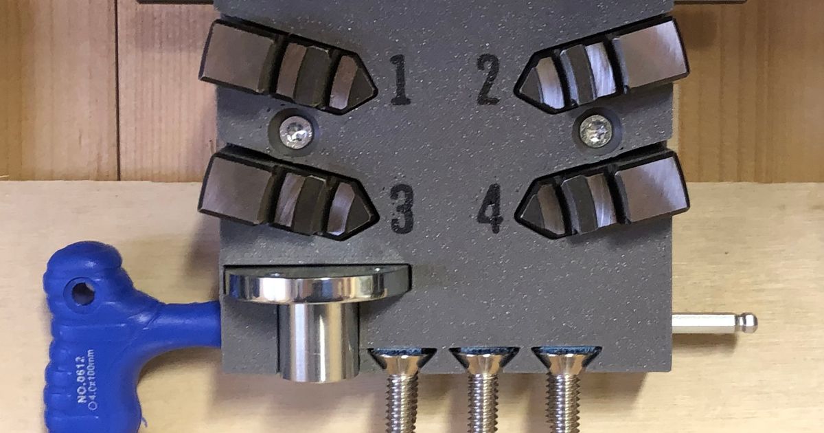 Toolholder for Sienci Vortex Rotary Axis. by Per S. | Download free STL ...