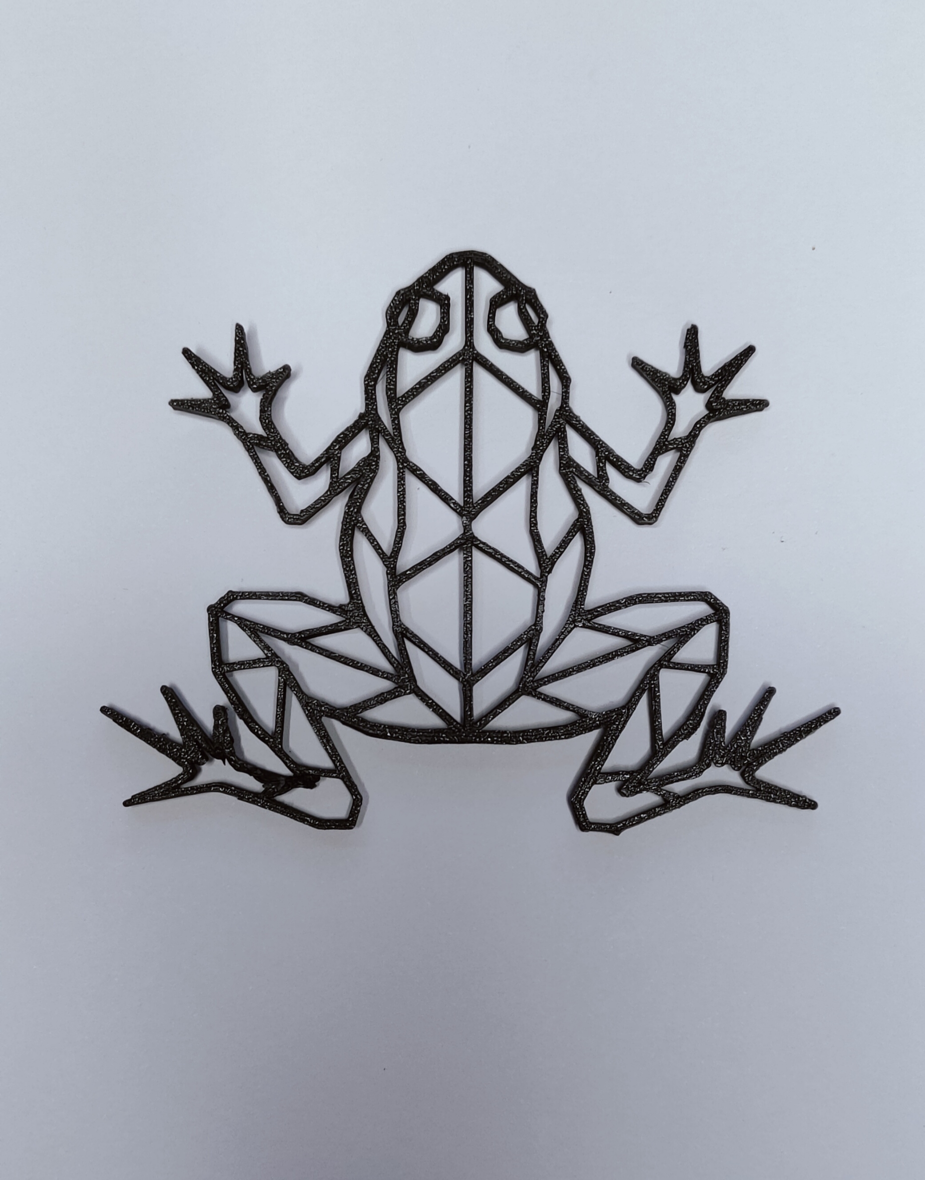Geometric Frog Wall Art by Neewix | Download free STL model ...