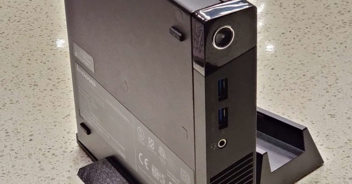 Lenovo Thinkcentre Tiny Stand by asd913 | Download free STL model ...