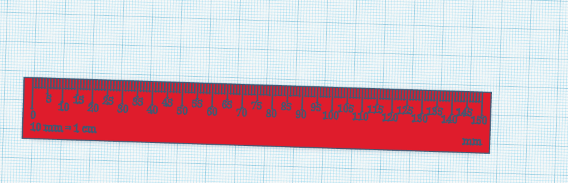 Lineal - Ruler by 3D Cheetah | Download free STL model | Printables.com