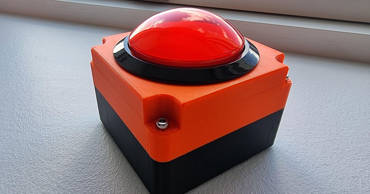 Box for a big red button von Noloxs | Kostenloses STL-Modell ...