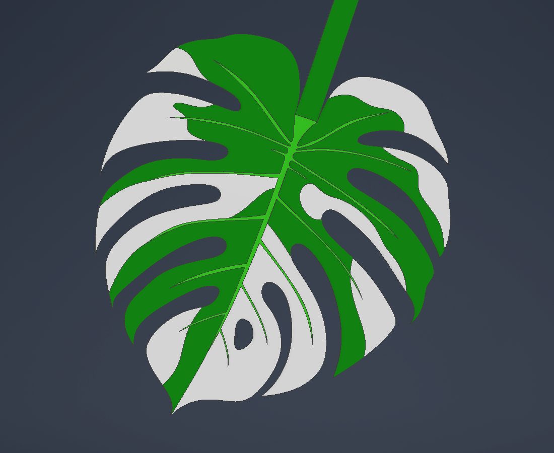 Print-a-plant - printable Monstera plant by Ocelotzlasu | Download free ...