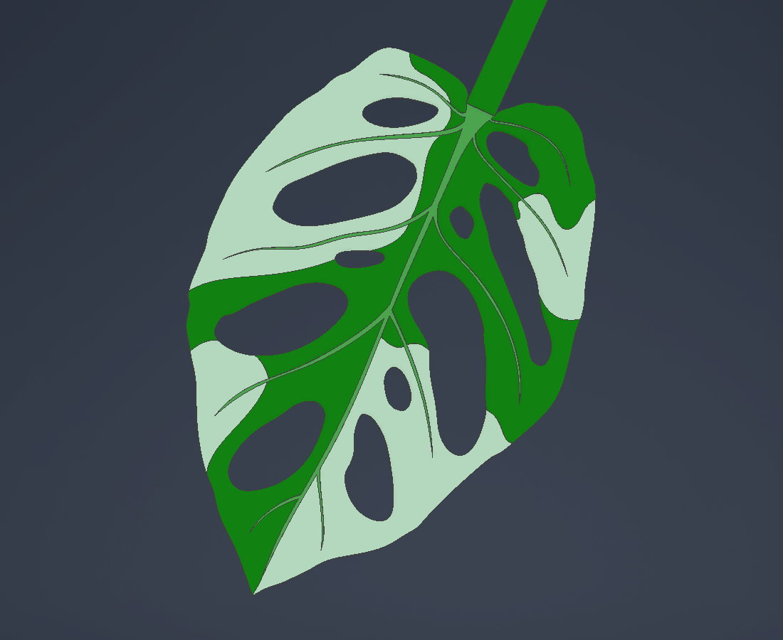 Print-a-plant - printable Monstera plant by Ocelotzlasu | Download free ...