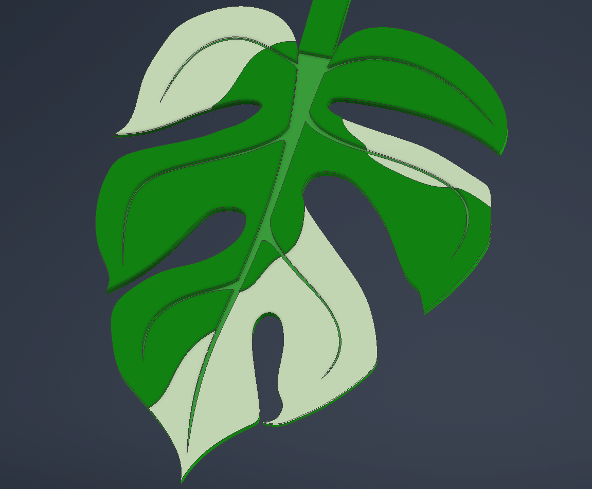 Print-a-plant - printable Monstera plant by Ocelotzlasu | Download free ...