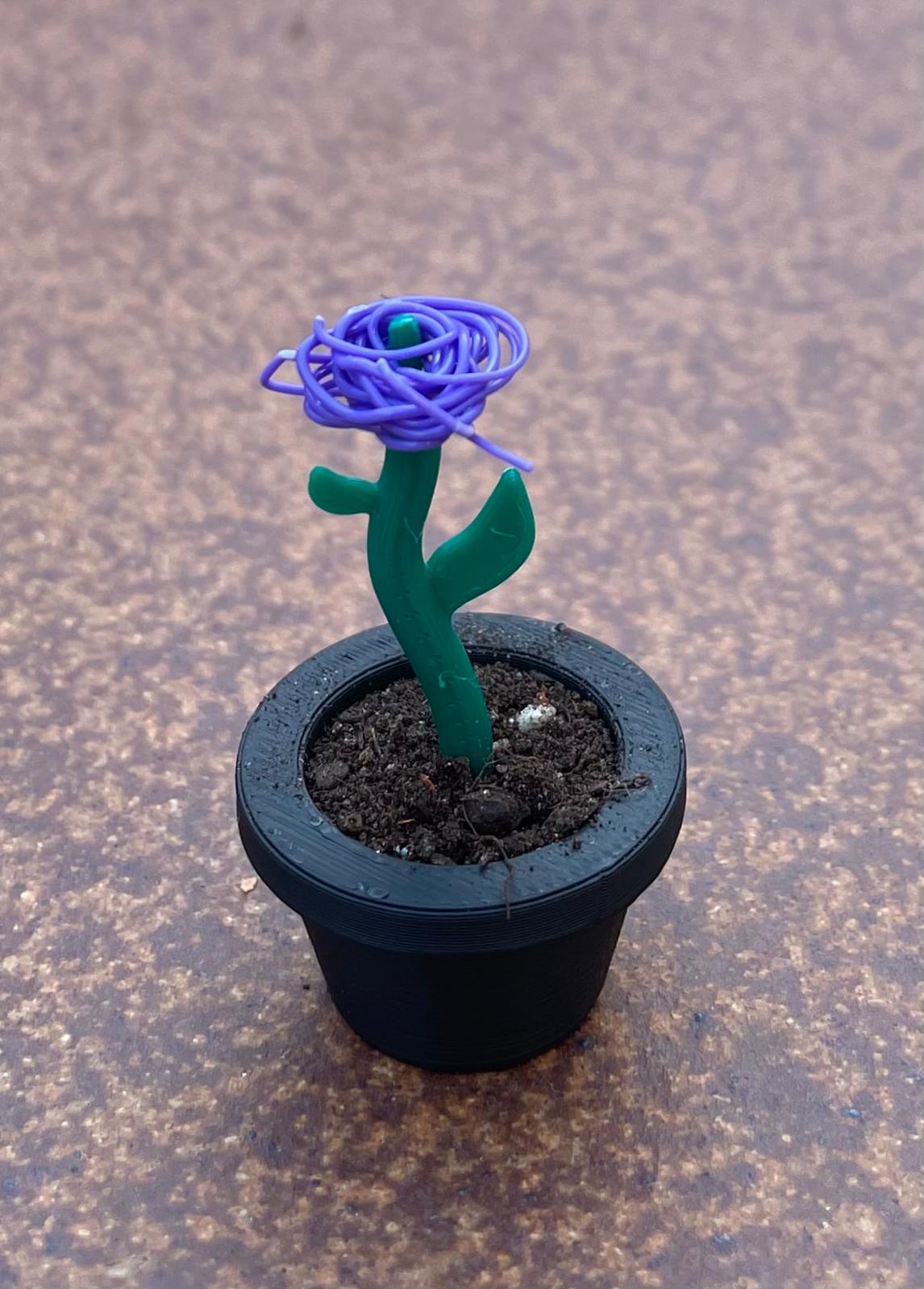 Filament Purge flower by AFO3D | Download free STL model | Printables.com