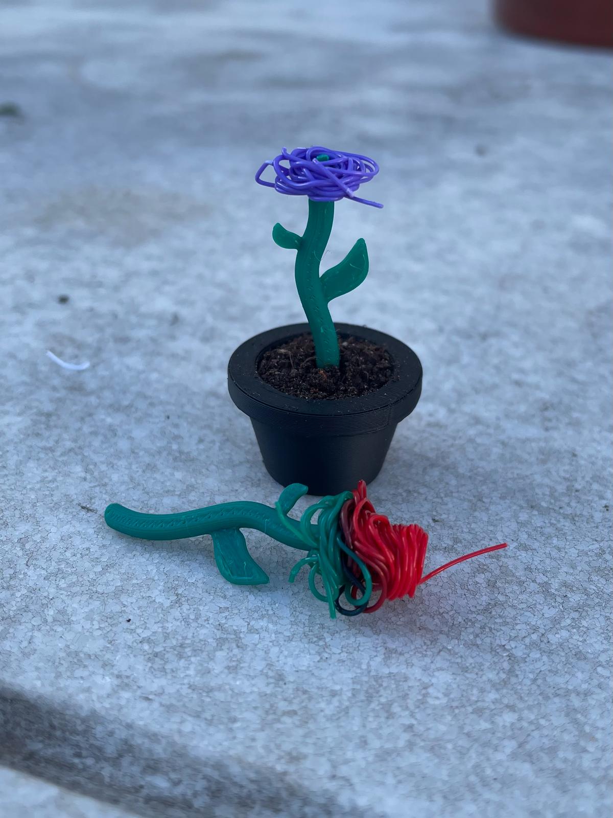 Filament Purge flower by AFO3D | Download free STL model | Printables.com