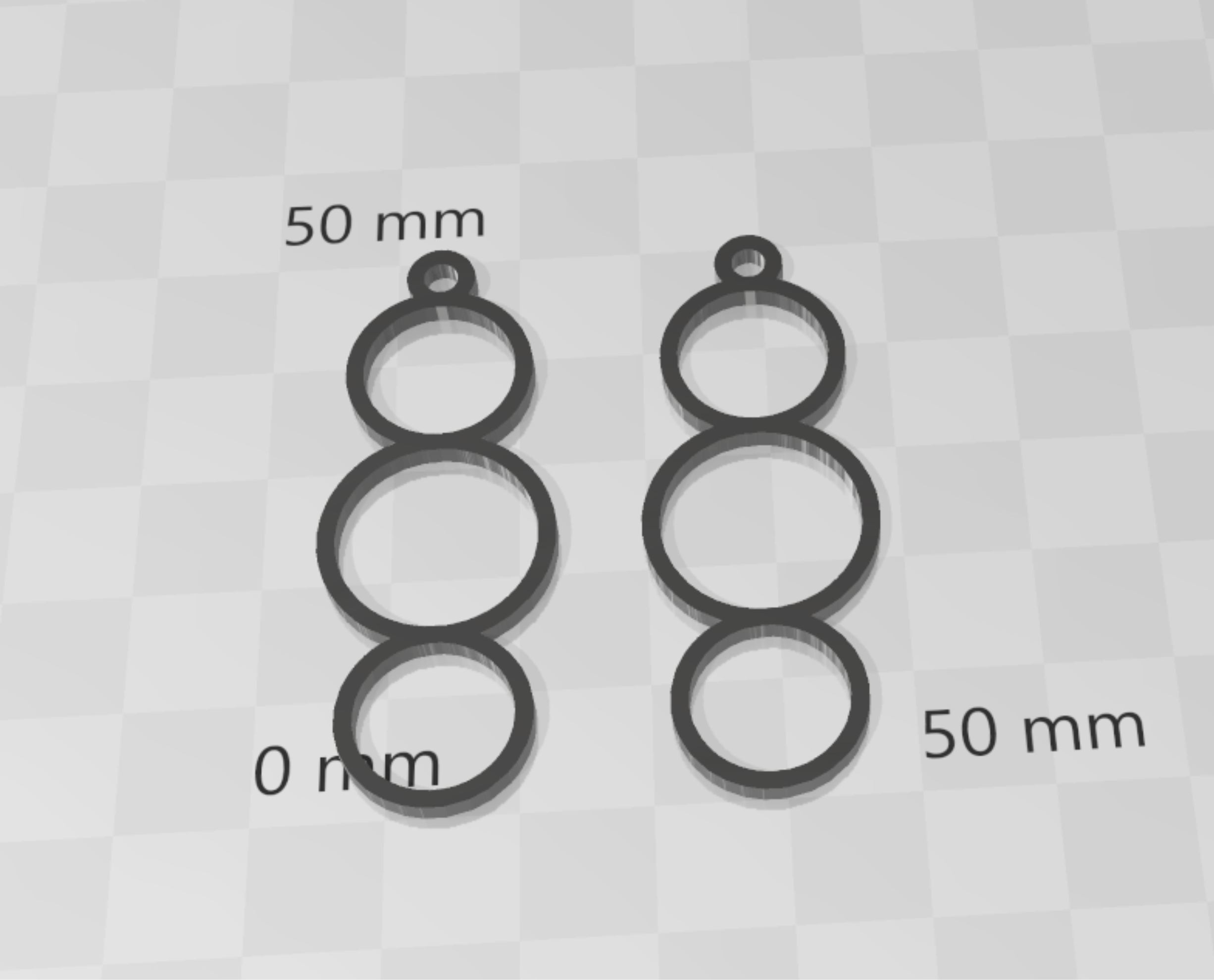 Cute elegant circle earrings by gut2000 | Download free STL model ...