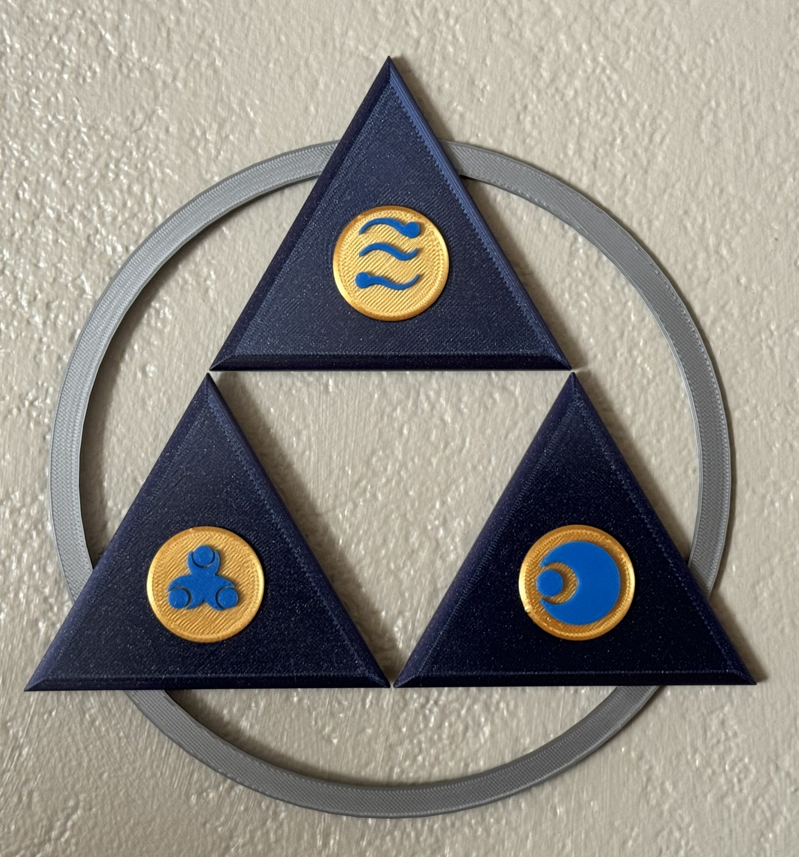 Triforce Wallhanger by Patternfall220 | Download free STL model ...