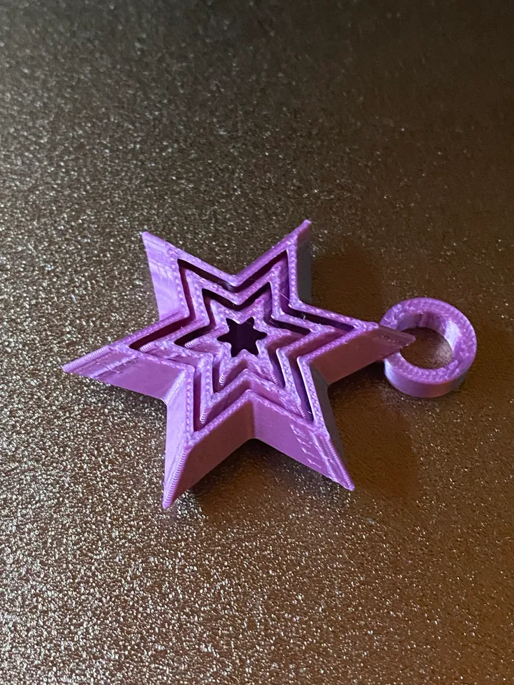 Mini Fidget Star Keychain by Rafal Pacholik | Download free STL model ...