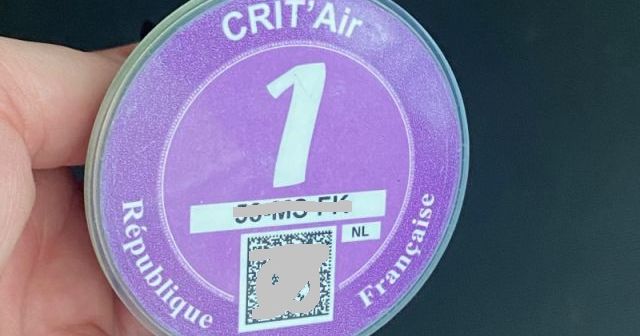 Crit'Air sticker holder for Honda Monkey 125 by Allam | Download free ...