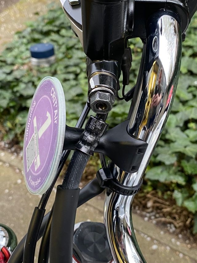 Crit'Air sticker holder for Honda Monkey 125 by Allam | Download free ...