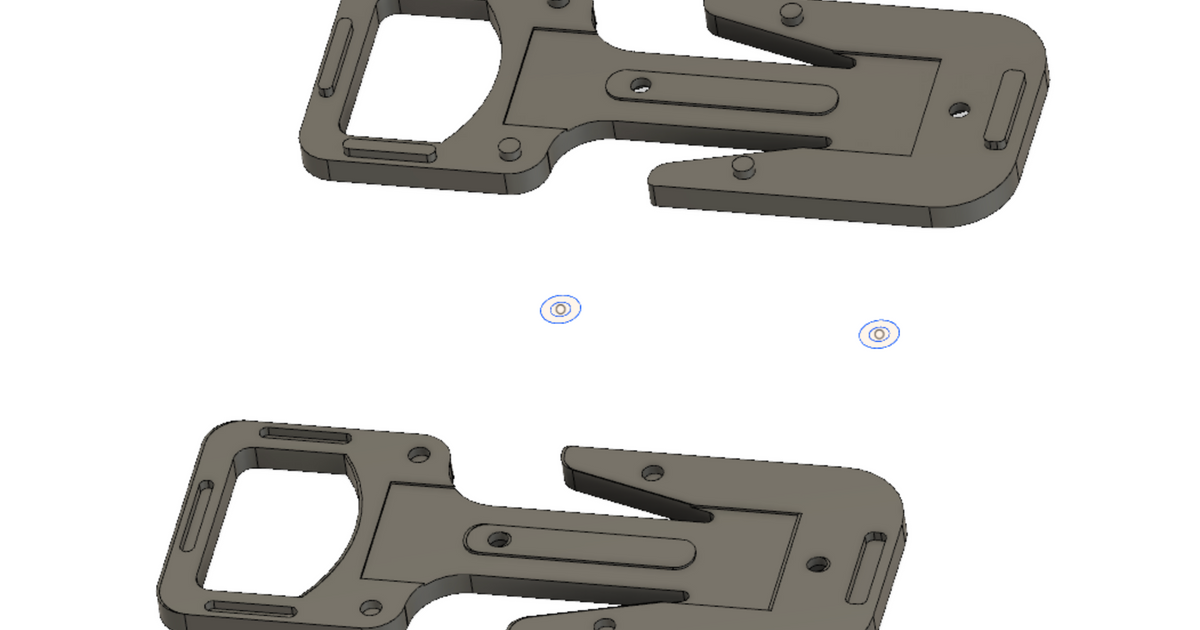 Trilobite style line cutter - scuba, climbing, survival, etc por Joakim ...