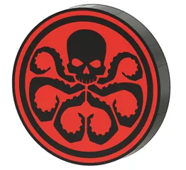 BADGE HYDRA MARVEL by BlackFire | Download free STL model | Printables.com