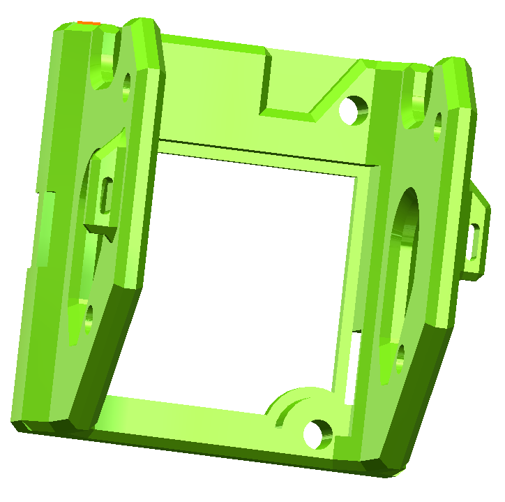 E3D Roto extruder - EVA 3 - Ratrig VCore 3.1 adapter frame by ...