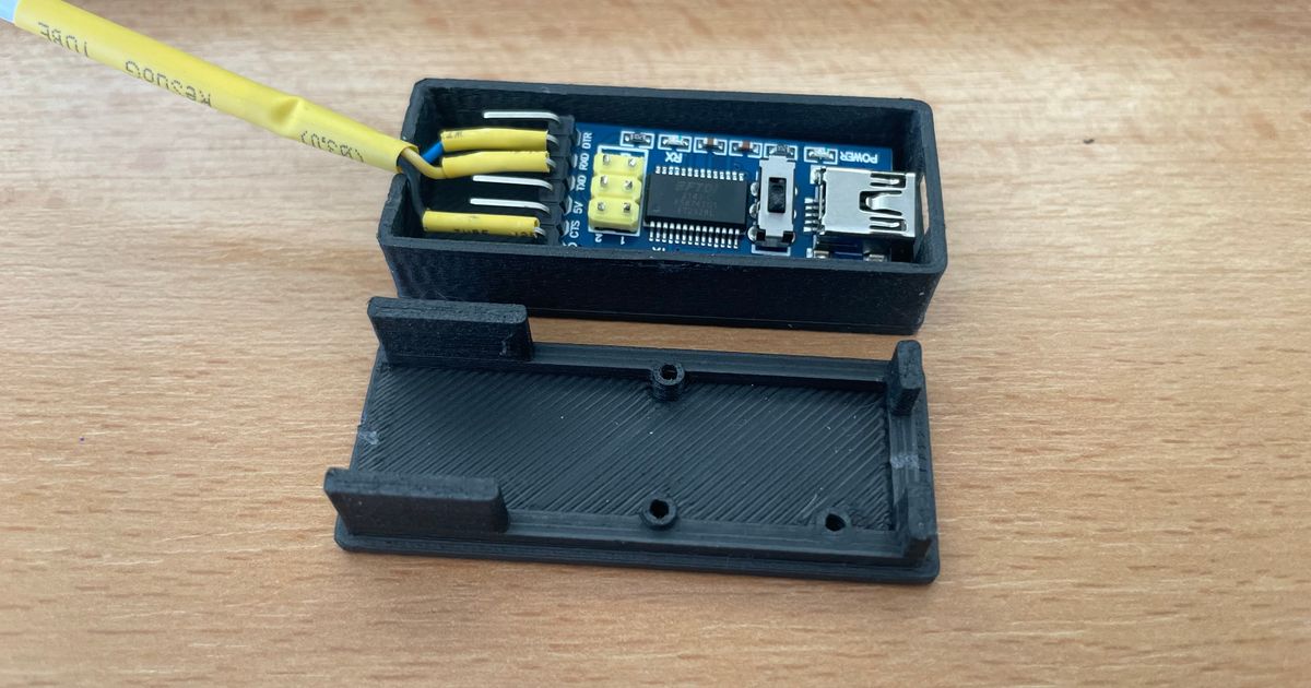FTDI adapter case by Ondřej Hladík | Download free STL model ... FTDI adapter case by Ondřej Hladík | Download free STL model ...
