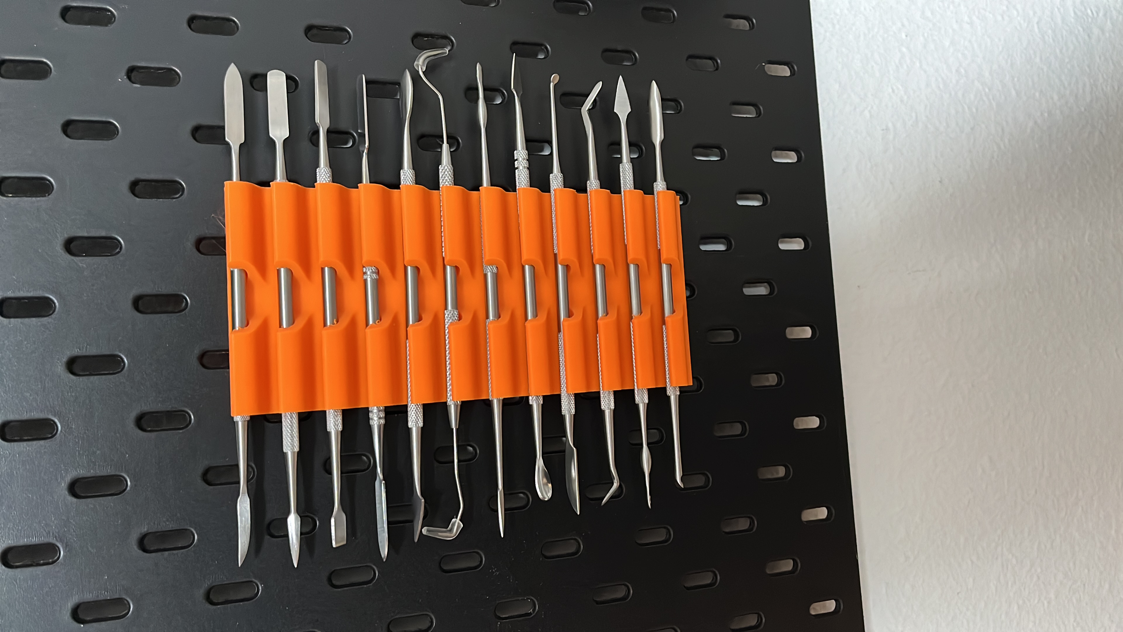 Spatel Halter für 12 St. für Skadis Wandpaneel | Spatula holder for 12 ...