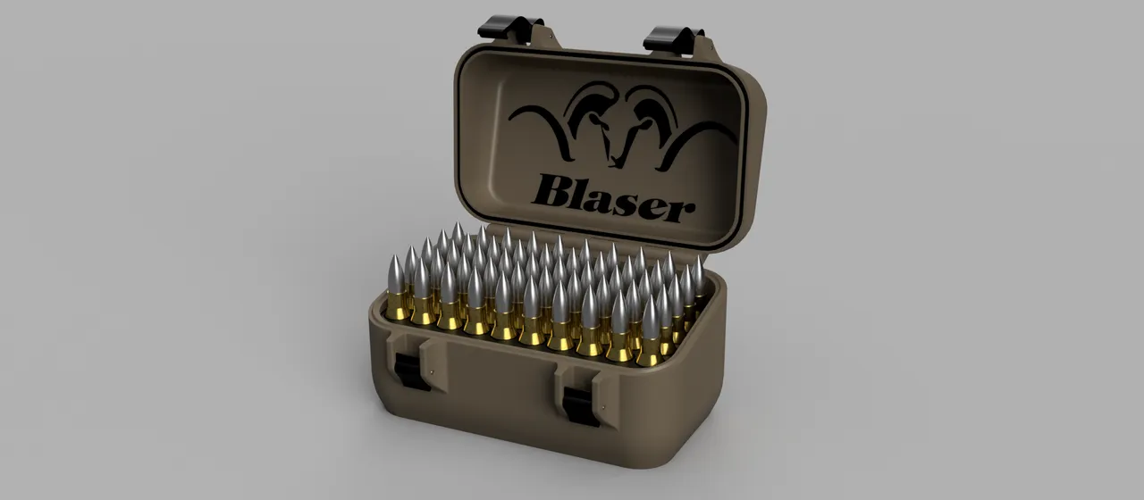 308 Blaser ammo box. New design by Tomson Design | Download free STL ...