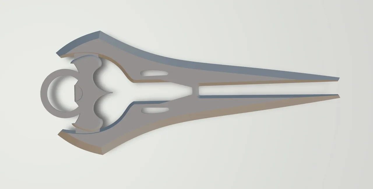 Halo Energy Sword Keychain by Thomas Kampouris | Download free STL ...