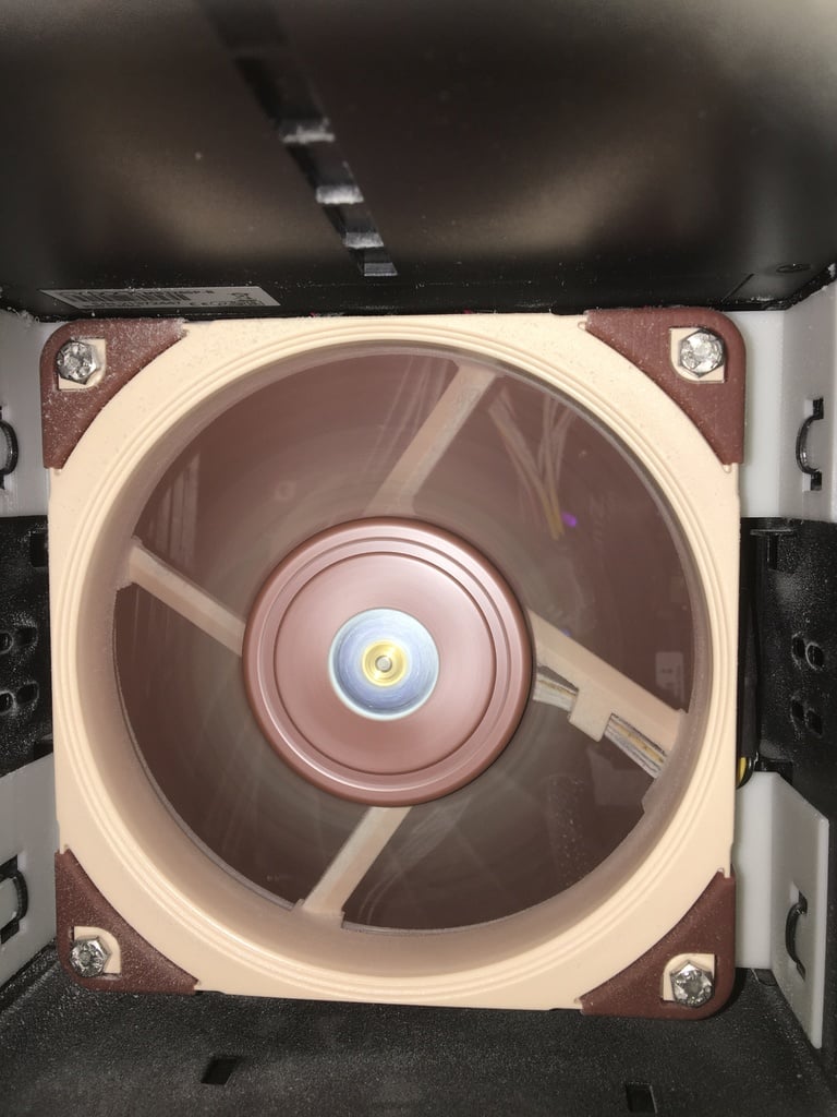 120mm Fan mount by Cyklo | Download free STL model | Printables.com