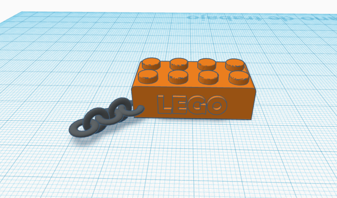 Lego Keychain with orifice by Jhavitxu | Download free STL model ...