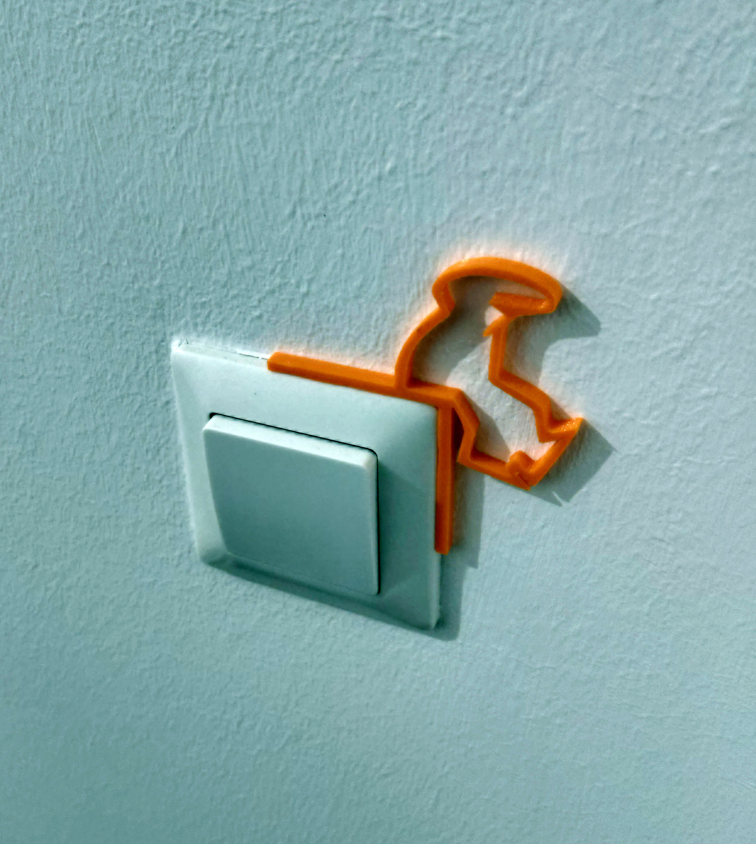 La Linea Wall Socket/Switch Decoration by DragoMej | Download free STL ...