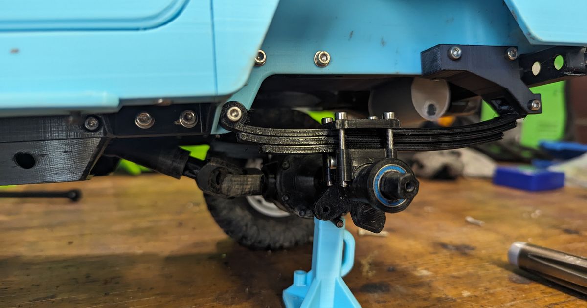 3dset Bamboo rear leaf spring conversion by raisedbyllamas | Download ...