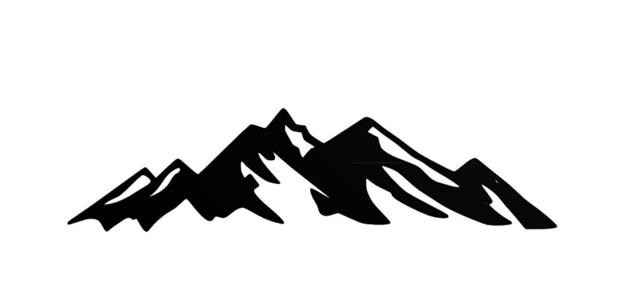 Mountains - wall art by klimoma | Download free STL model | Printables.com