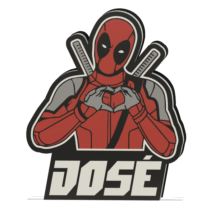 Deadpool Lamp Kid by NFORCE3D | Download free STL model | Printables.com