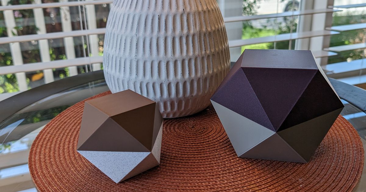 Cubic decorative table art by iuferky | Download free STL model ...