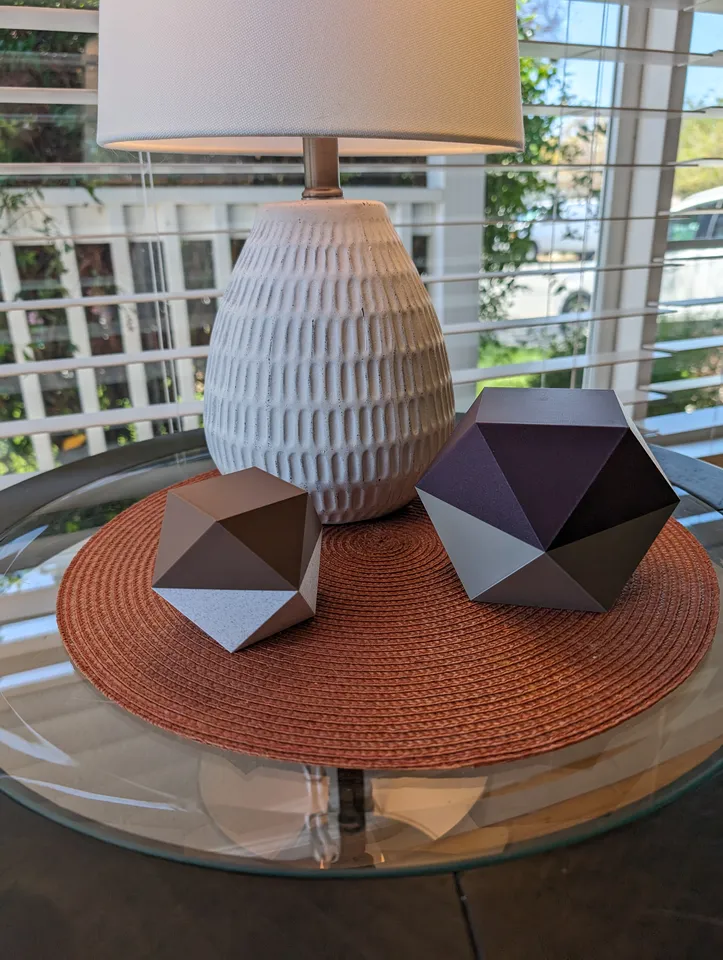 Cubic decorative table art by iuferky | Download free STL model ...