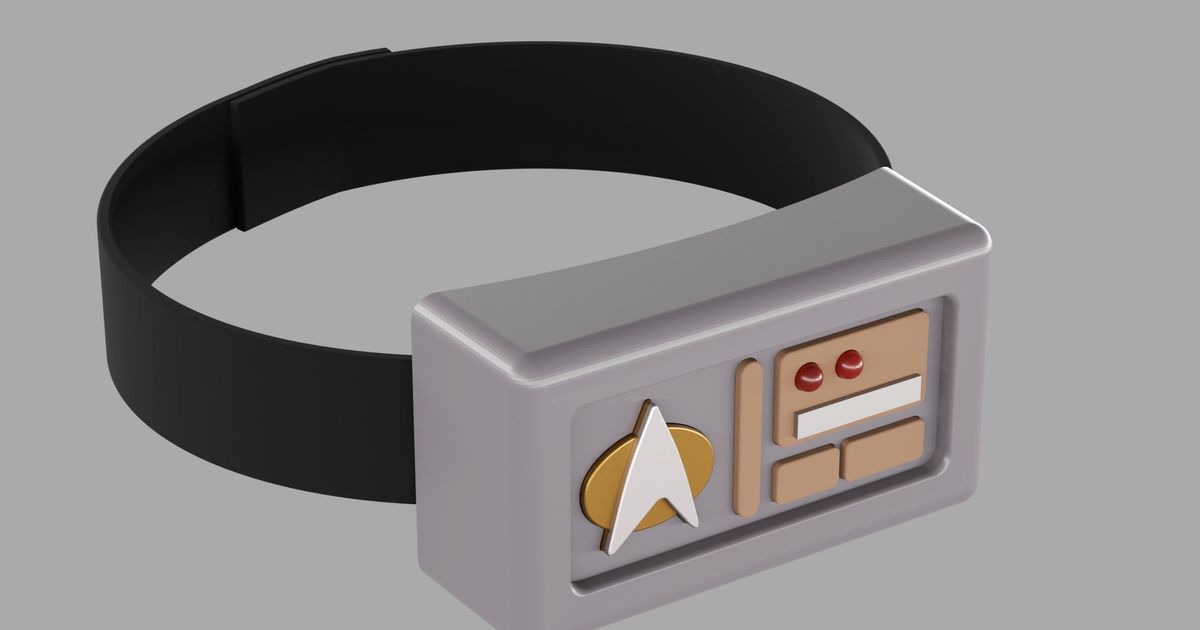 Star Trek: TNG Emergency Transport Armband by 𝗨𝗻𝗶𝗺𝗮𝘁𝗿𝗶𝘅𝗥𝗲𝗱🪐🌠 | Download ...